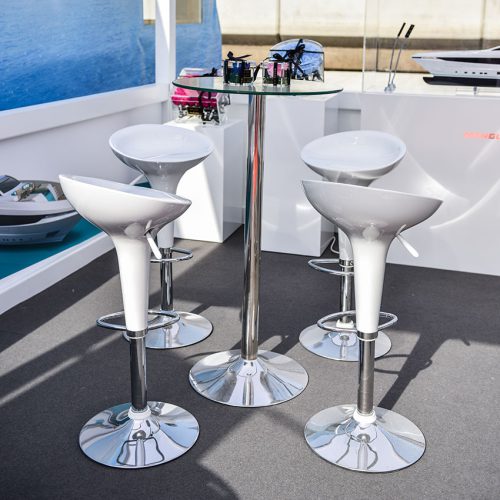 Bombo Stool White - Electra Events & Exhibitions