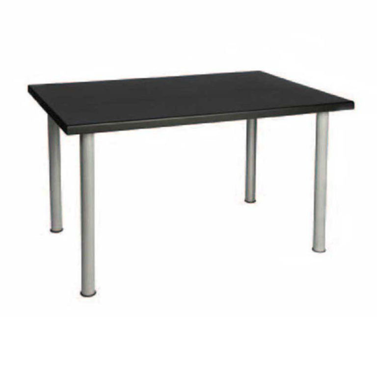 Rectangular Table (120cmx80cm) Black - Electra Exhibitions