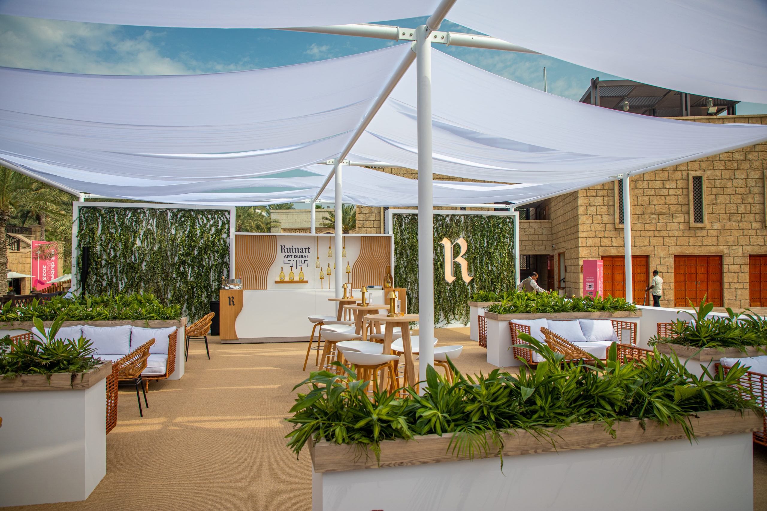 Ruinart Bar at Art Dubai 2023 - Electra Events & Exhibitions