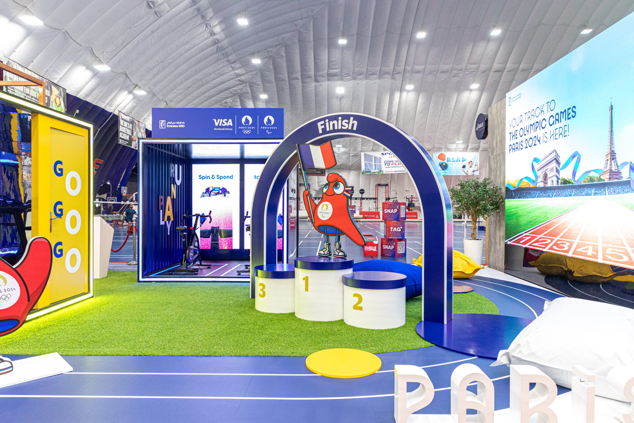 Visa in Danube Sports World, Dubai 2024 - Electra Events & Exhibitions